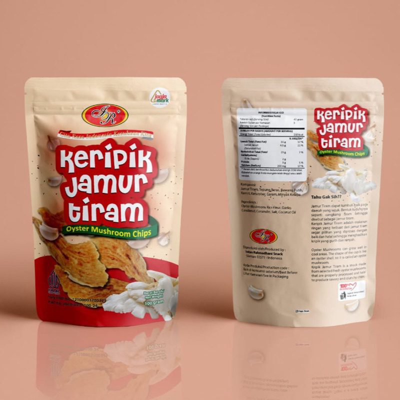 Keripik Jamur Tiram 80 gram Intan Rahmadhani Snack